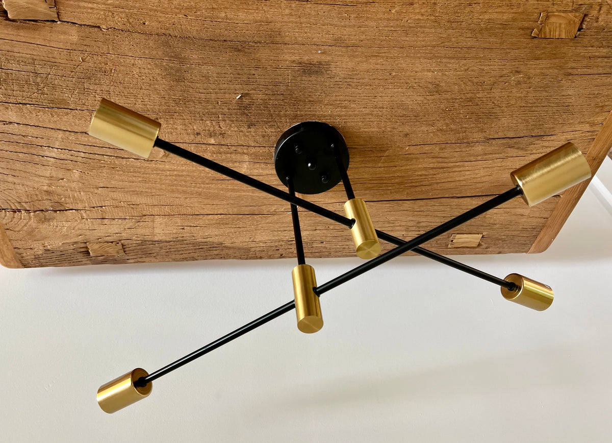 4 Light Sputnik Ceiling Light - NEW – KLM Luxury Consignment