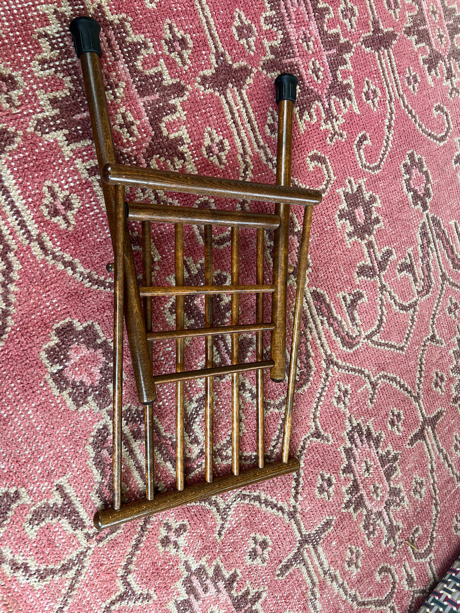 Vintage Wooden Folding Gout Stool Foot Rest – KLM Luxury Consignment